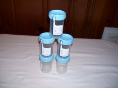 Medical Sealed Plastic Sample Bottle 110 CC….Set of Five…New | eBay