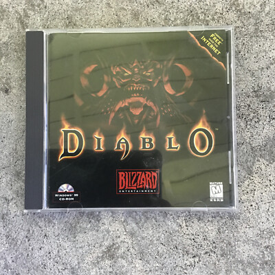 Diablo (PC, 1996) CD ROM - Windows 95 Compatible! Mature 17+Video Game ...