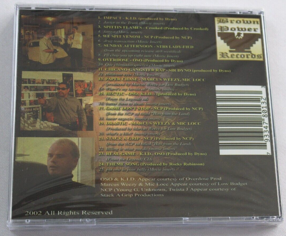 DOPE GAME SOUNDTRACK VARIOUS ARTISTS NORTENO RAP CD [NEW SEALED] | eBay