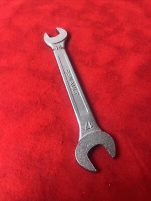 RENAULT DOUBLE OPEN-END WRENCH 14mm & 17mm MADE IN FRANCE (t54) | eBay