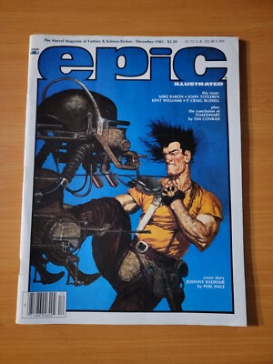 Epic Illustrated Magazine #33 ~ VERY FINE VF ~ December 1985 | eBay