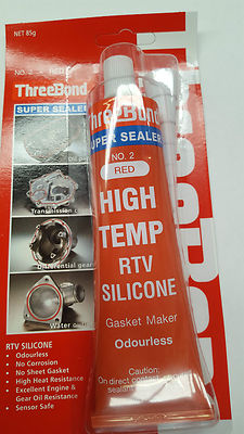 ThreeBond super sealer red high temp RTV silicone 85g SS2-85g tube ...
