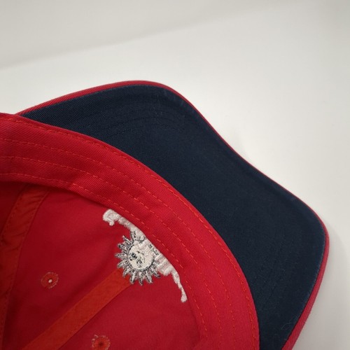 Sun Valley Slideback Hat Red One Size Adjustable Solid Embroidered | eBay