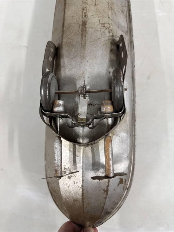 Vntg 1930’s Steelcraft Little Giant Zeppelin Pull Toy Blimp Pressed ...