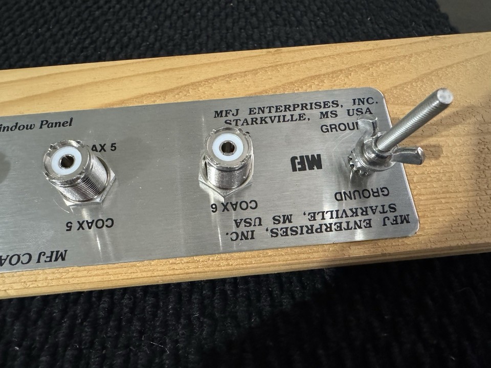 MFJ-4601 / Coax Feedthru / Window Panel ( Open Box ) | eBay