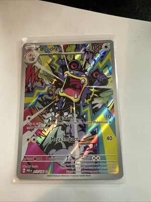 Pokémon TCG Loudred Paradox Rift 212/182 Holo Illustration Rare Full ...