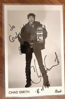 5x7 Promo Photo of Red Hot Chili Pepper's Chad Smith - SIGNED BY CHAD ...