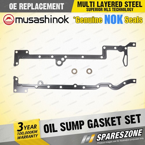 Musashinok Oil Sump Gasket Set for Ford Ranger PX I5 20V 3.2L P5AT 2011 ...