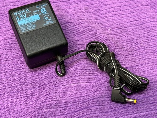 Sony AC-E455 4.5v 500mA AC Power Adapter OEM for CD Walkman Discman ...