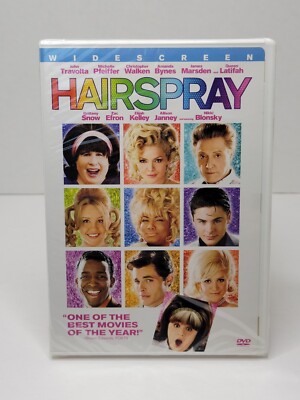 Hairspray (DVD, 2007, Widescreen), New In Original Shrink 794043112126 ...