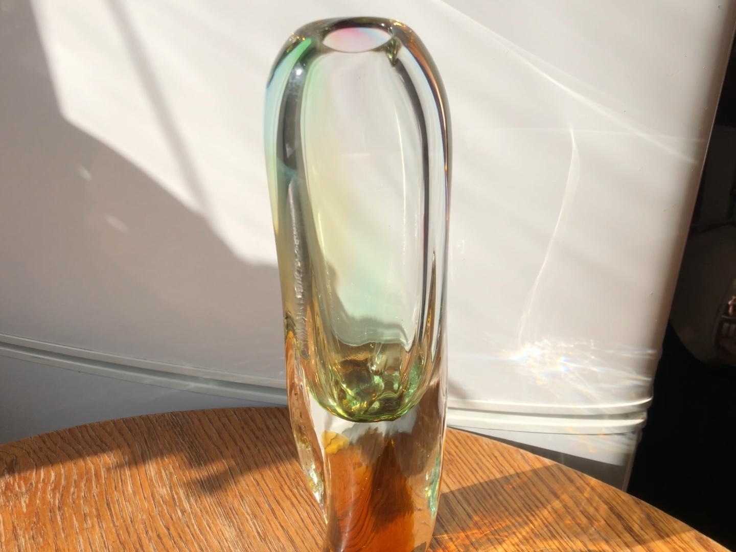 Czech Art Glass Vase by Josef Rozinek Vintage Czechoslovakian Glass ...
