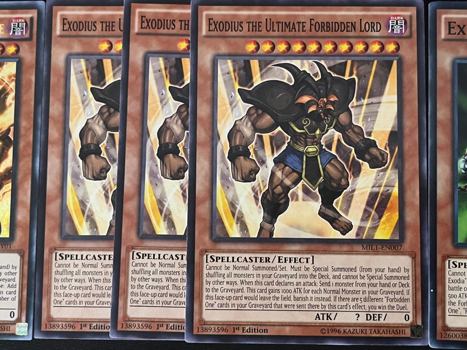 YUGIOH EXODIA DECK- OBLITERATE!!!- INCARNATE- EXODIUS- NECROSS ...