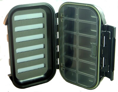 Large ABS Waterproof Jig/Tackle Box With Slit Foam and Snap Latch ...