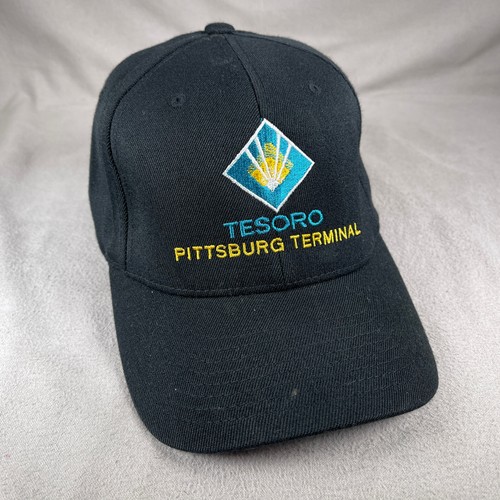 Tesoro Pittsburgh Terminal Hat Men L - XL Black Flexfit Baseball Cap ...