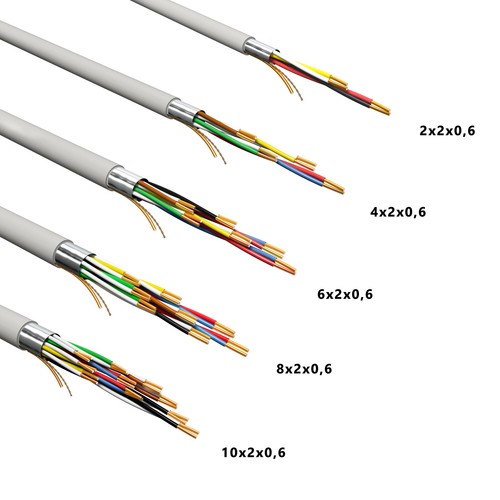 25m 50m 100m Telefonkabel Telefonleitung J-Y(ST)Y Fernmeldekabel ...