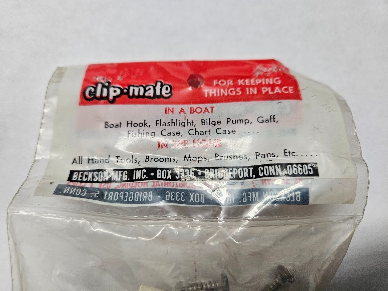 Beckson Marine Plastic Clip Mate Holding Clips for 1-3/16" to 1-1/2 ...