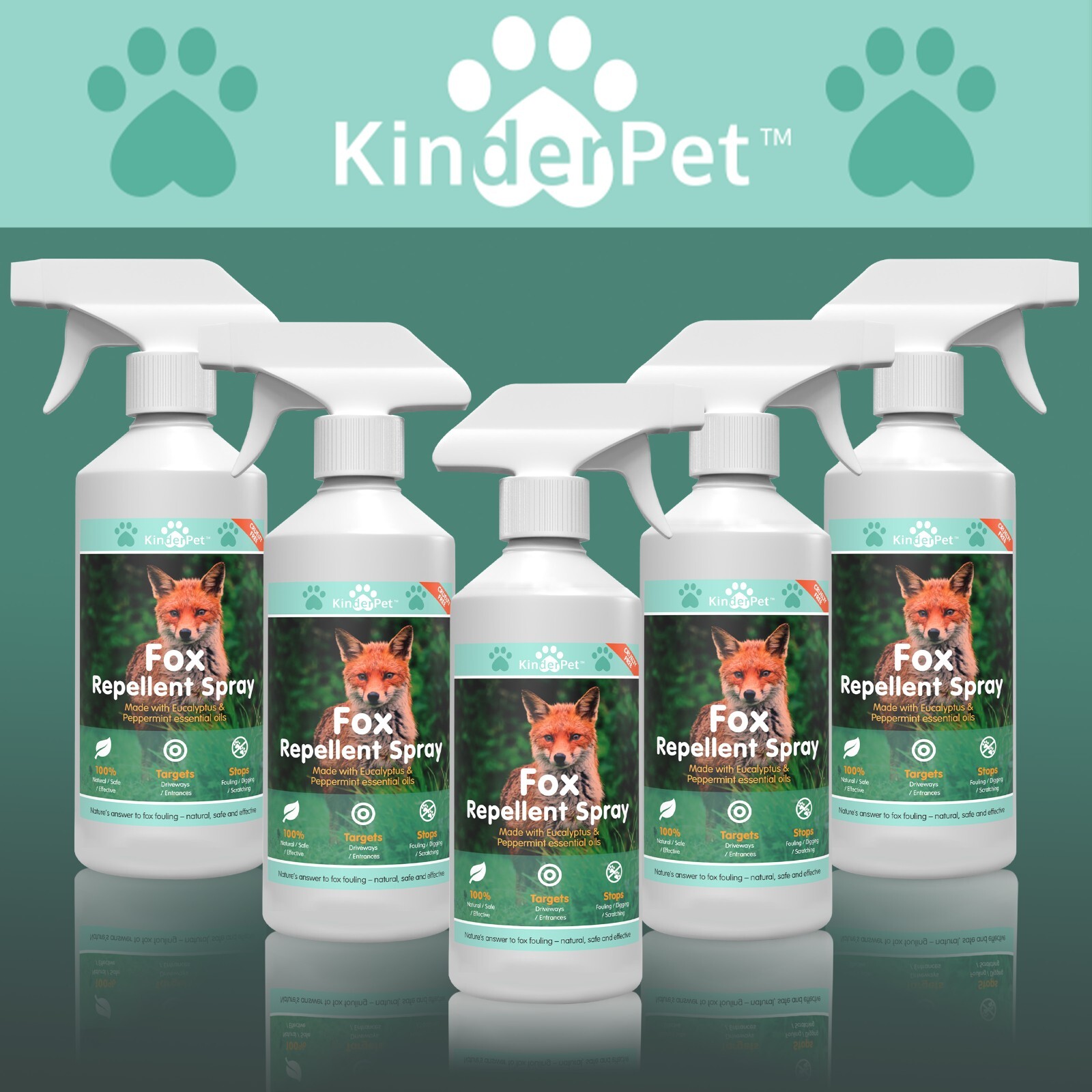 Fox Repellent STOP FOXES In Garden Humane Safe Fox Deterrent 500ml UK ...