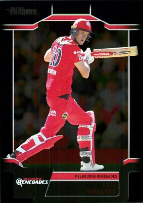 2020 2021 MELBOURNE RENEGADES BBL Cricket Card BEAU WEBSTER Parallel | eBay