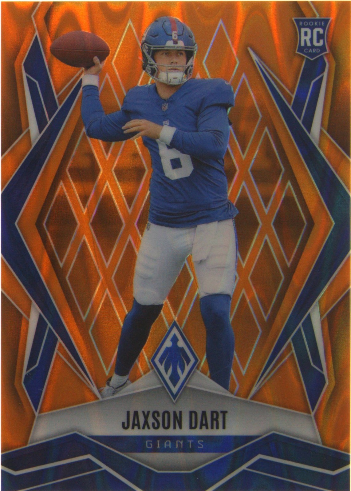 2025 Panini Phoenix - Rookies Jaxson Dart #200 Orange Seismic /20 (RC ...