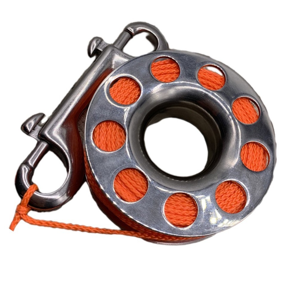 98ft Scuba Diving Line Reel Spool Finger Spool Guide with Double-Ended ...