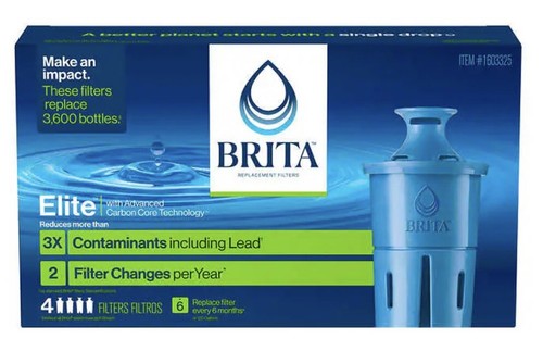 Brita Elite Replacement Water Filters, 4-count 711181094169| eBay