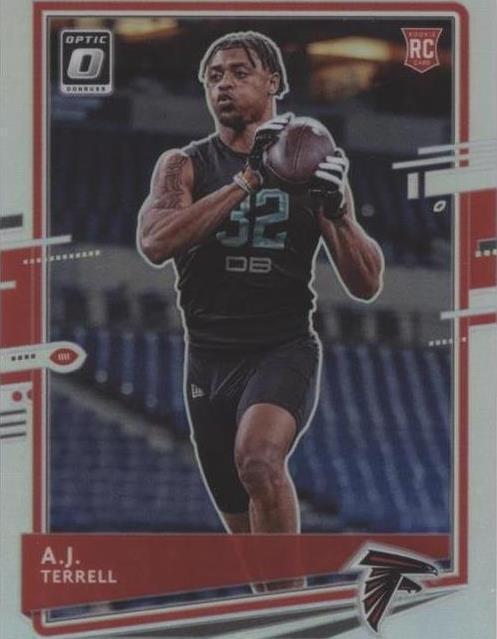 2020 Panini Donruss - Rookie A.J. Terrell #P-255 Optic Preview Holo ...