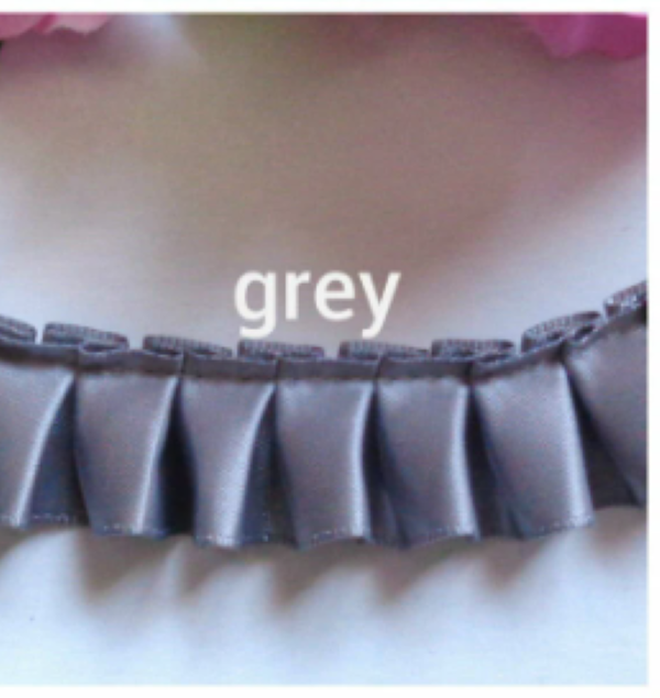 Box Pleated satin Ribbon,7/8 inch wide select color/price per yard | eBay