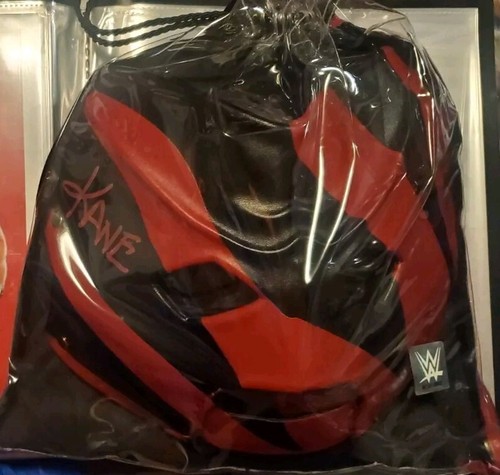 Kane Signed Deluxe Replica WWE Mask Certified Authentic | eBay