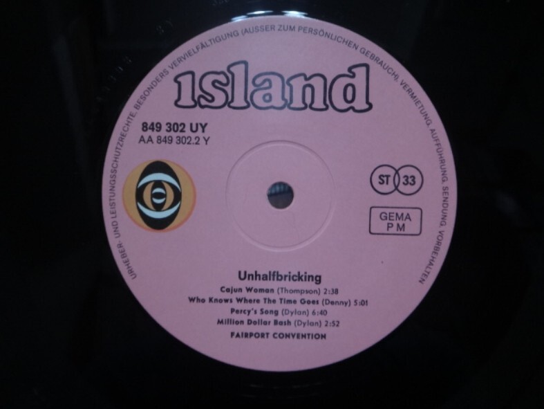 Fairport Convention ‎/ Unhalfbricking, Rare German Orig. 1969 LP Pink ...