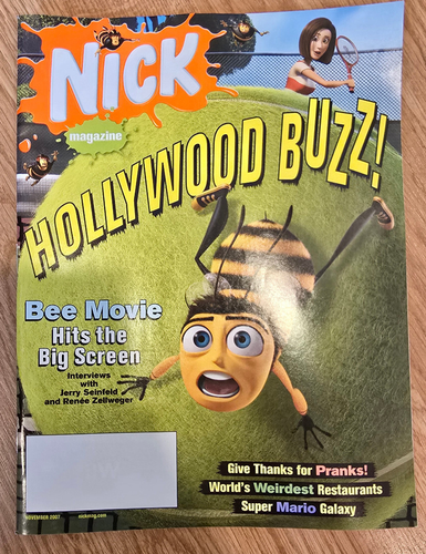 Nickelodeon Magazine November 2007 Hollywood Buzz! | eBay