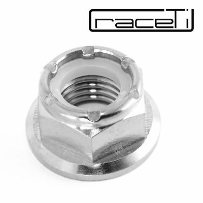 Titanium NYLOC Lock Nut locking Flange Ti Nylon m4 m5 m6 m7 m8 m10 m12 ...