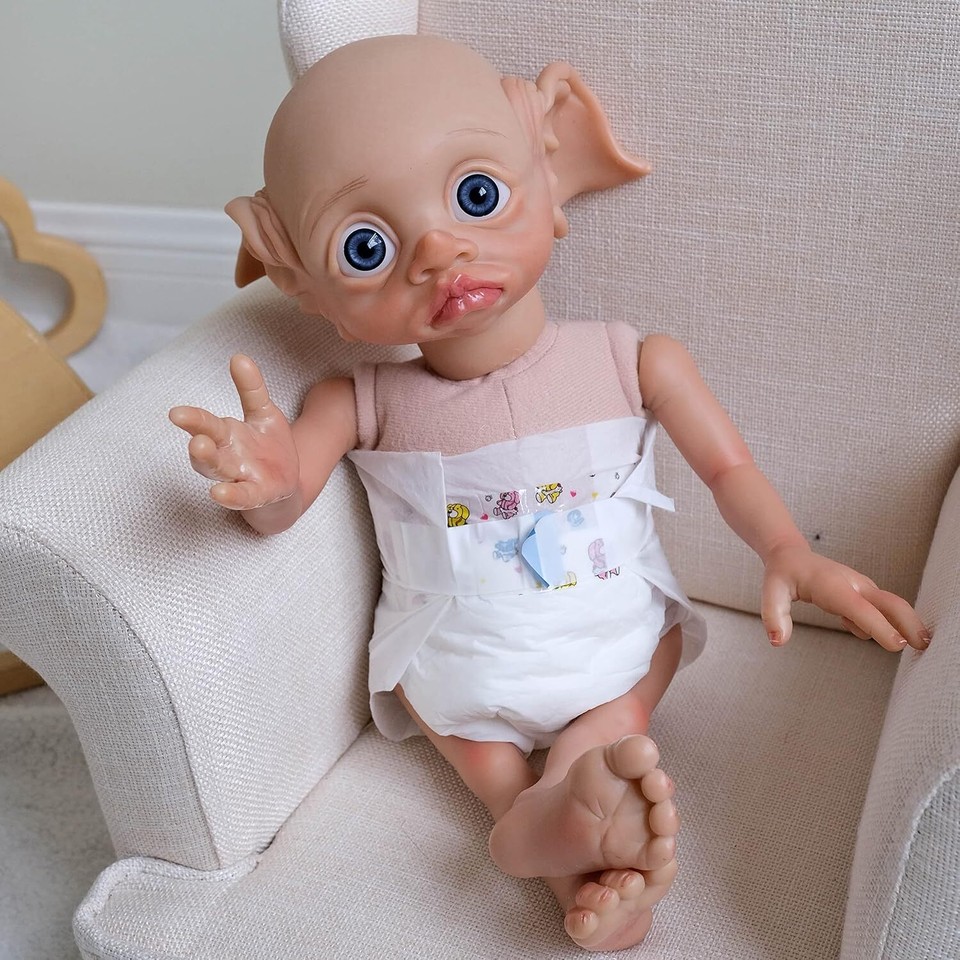 Anano 17 Inch Elf Baby Reborn Elf Doll Reborn Baby Dolls Reborn Fairy ...