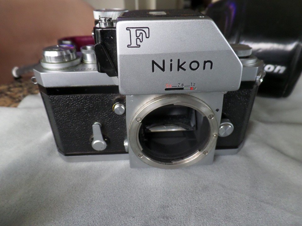 Nikon F 7089915 1970 Vintage Film SLR Camera NIKKOR-S Auto 1:4 f=50mm ...