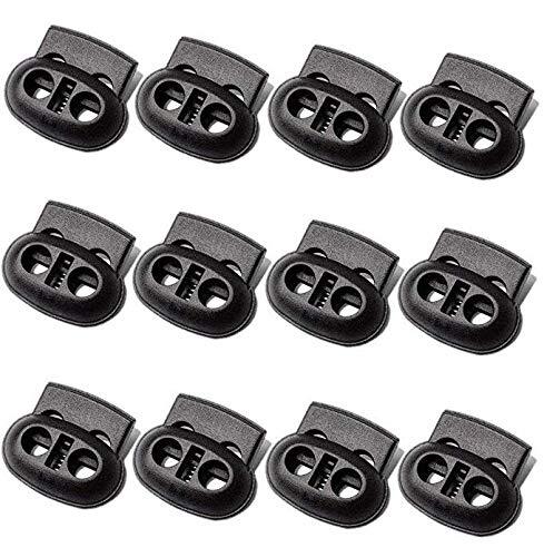 50PCS Professional DIY Rotundity Black Plastic Toggle Spring Stop ...