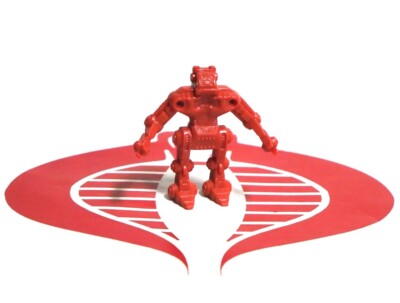 Arco RoGun Robots Mini Figurine Red Robot 2" PVC 1980s | eBay