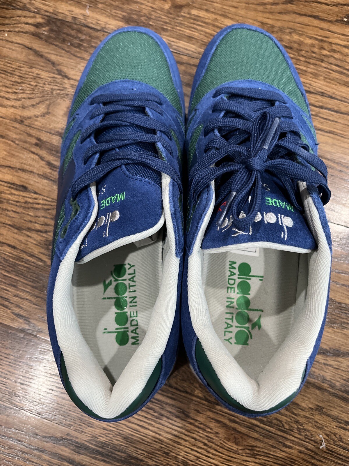 NWT Diadora S.8000 Lifestyle S8000 Blue Green Sneakers Shoes US Men's 9 ...