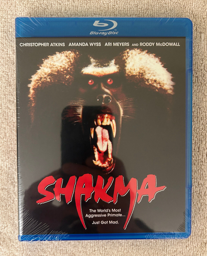 Shakma (1990) Blu-ray Code Red Christopher Atkins Killer Baboon Horror ...