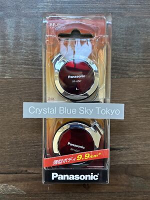 Panasonic Clip Headphones Red RP-HZ47-R Free Ship World Wide | eBay