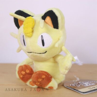Pokemon Center Original Pokemon fit Mini Plush #52 Meowth doll Toy ...