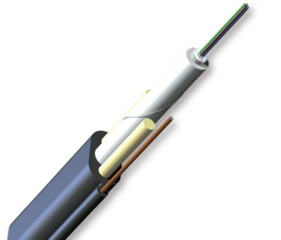 012EB1-14101A20 12 Strand SMF Fiber Toneable Flat Drop Cable Corning ...