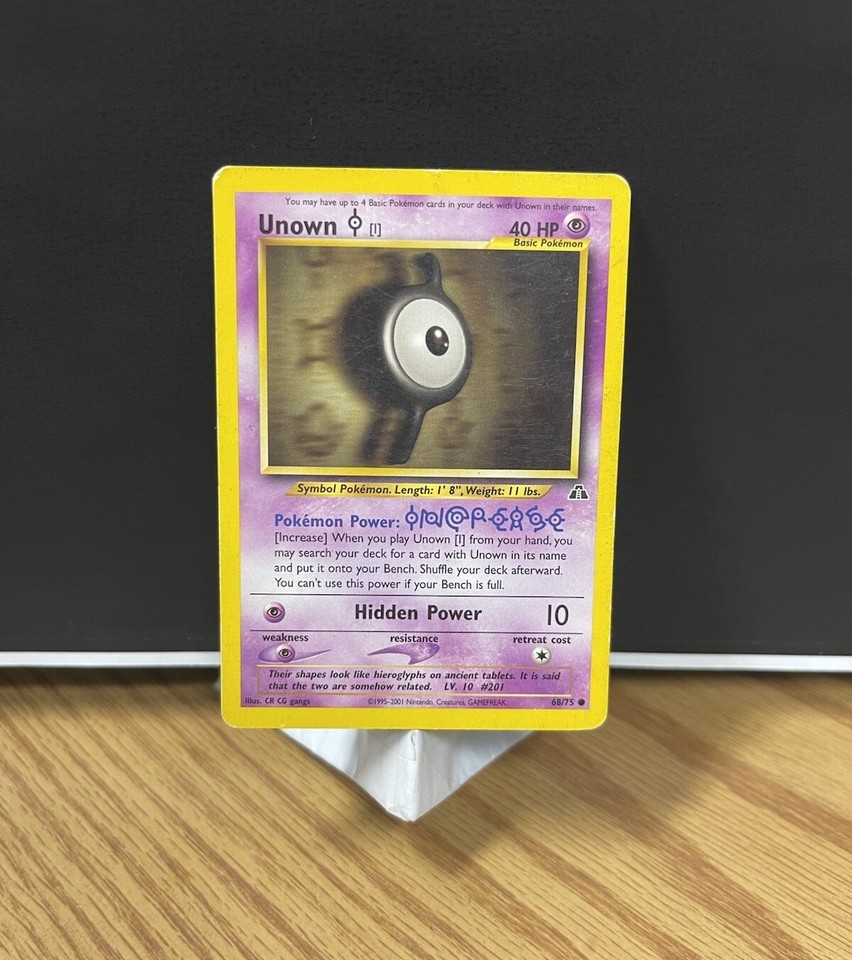 Unown I - Neo Discovery Set - 68/75 - Common - Pokemon Card - Unlimited ...