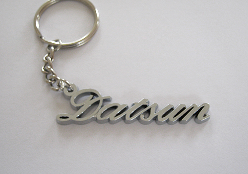 DATSUN 1200 CHROME KEYRING KEY CHAIN NEW SUNNY 1000 120Y 180B 200B 240Z ...
