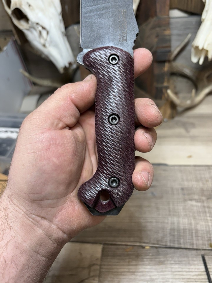 KA-BAR Becker BK2, BK9, Etc. Canvas Micarta Handles | eBay