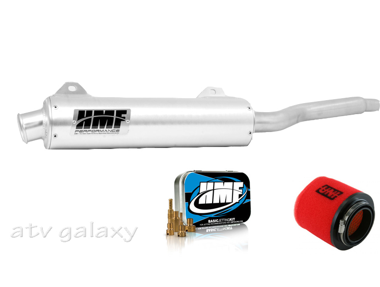 HMF Performance Slip On Exhaust Pipe + Jet Kit + Uni Filter Honda ...