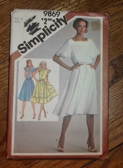 Simplicity 9869 LINED CAPE & CARDIGAN Sewing Pattern Women Sz 14 1980's ...