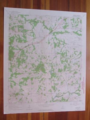 Learned Mississippi 1964 Original Vintage USGS Topo Map | eBay