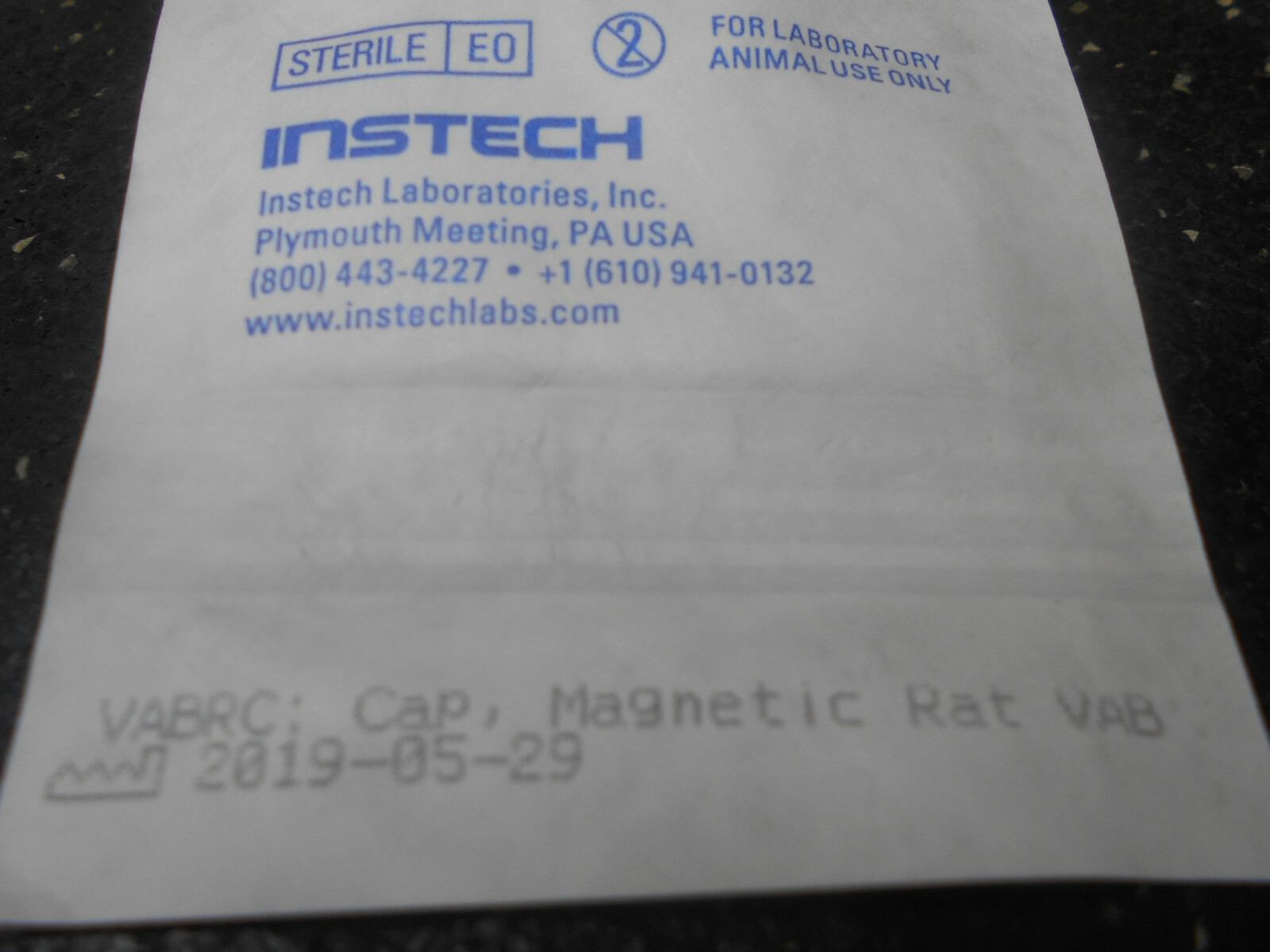 INSTECH LABORATORIES VABRC STERILE VAB MAGNETIC RAT CAP RED 20 CT | eBay