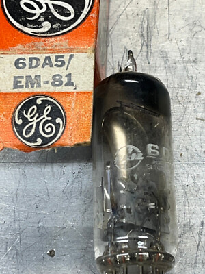 EM81 6DA5 GE radio amplifier. vacuum tube.some marks on glass, TESTED ...