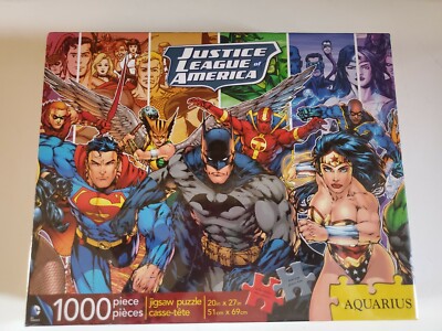 1000 Piece DC Comics Justice League America Batman Wonder Woman Jigsaw ...