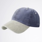 Pigment Dyed Baseball Ball Cap Washed 2Two Tone Cotton Vintage Hat Dad ...